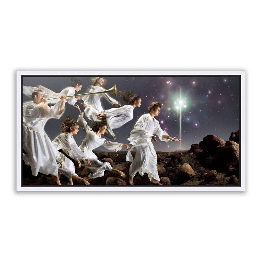 Image of Angels Announcing the Birth of Jesus | Reflections of Christ ...
