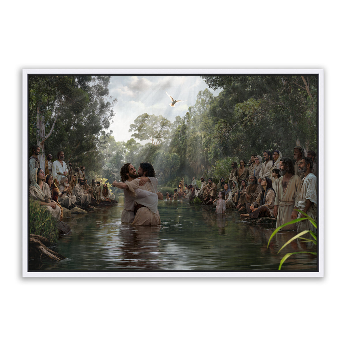 Baptism of Christ Painting "Witness" | Reflections of Christ ...
