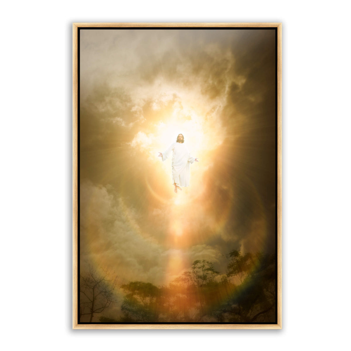 Second Coming of Jesus Painting - Resurrection Artwork | Reflections of ...