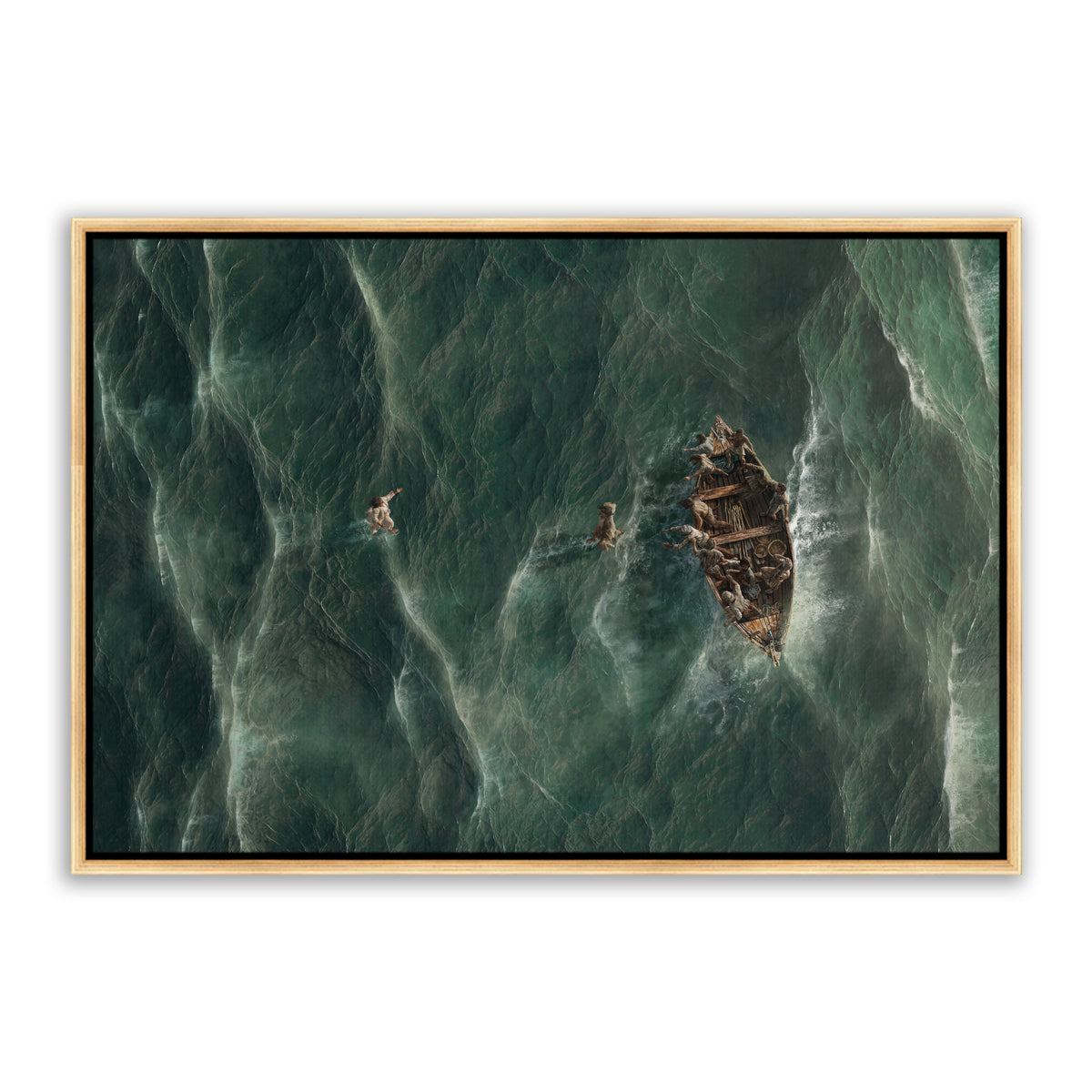 Eyes on Jesus - Peter Walking on Water Painting | Reflections of Christ ...